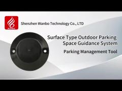 LoRaWAN Sensor de estacionamento de superfície de modo duplo Detector geomagnético Sensor sem fio