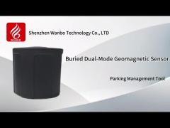 Sensor de estacionamento enterrado Lorawan Detector de estacionamento geomagnético sem fio