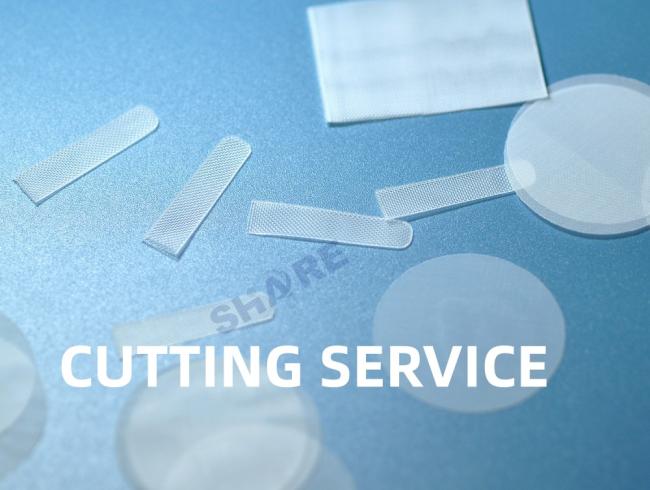 filter mesh cutting shapes