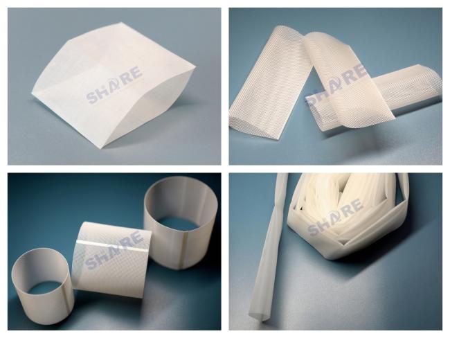 nylon filter mesh weld tube ribbon