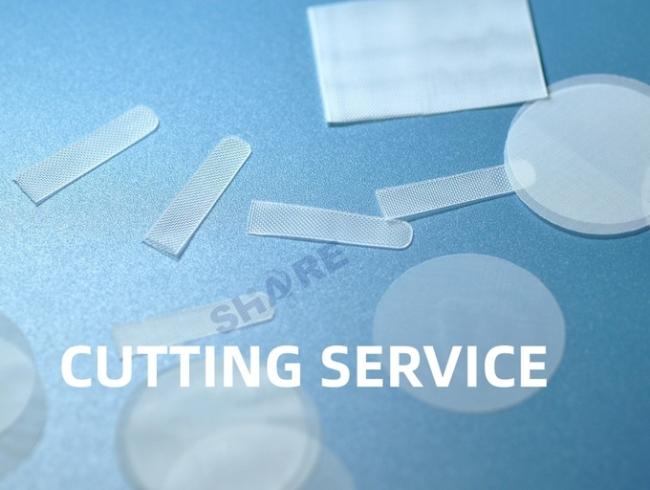 filter mesh cutting shapes