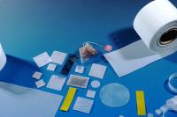 China Cut Piece Polyester Mesh Filter Stampings Single Or Multiple Layer Punched Part for sale
