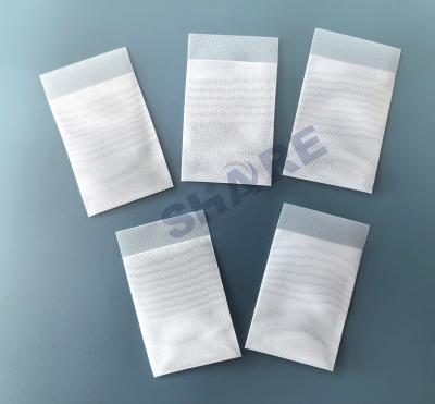 China 7 Mm Flap Pinch-to-Open Design Nylon Biopsy Bags Folded Bottom Mesh Size 150 Large Size for sale