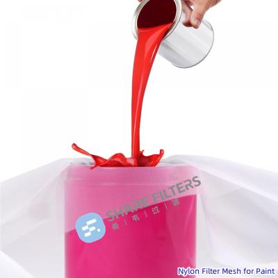 China Cuadrícula de filtro de micrones tejida de nylon libre de silicona para pintura de automóviles / filtración de pintura de automóviles en venta
