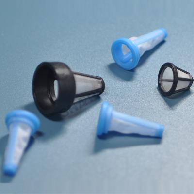 China Welded Conical Shape Polyester Mesh Tube Filter 50 75 100 120 150 200 250 Micon in Nylon PP PE Mesh for sale