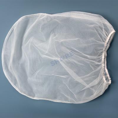 China Mesh Filter Bag For Hydroponic Paint 1 2 5 Gallon Bucket Elastic Opening Strainer Pocket for sale