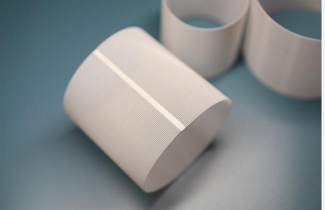 Polyester mesh filter roll