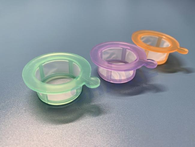 SHARE 100µm Cell Strainer with green PP frame