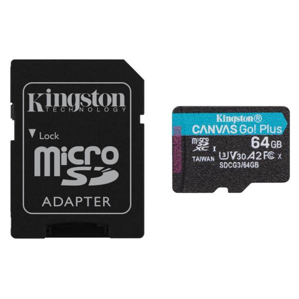 Quality Kingston Canvas Go! Plus microSD Card 64GB for sale