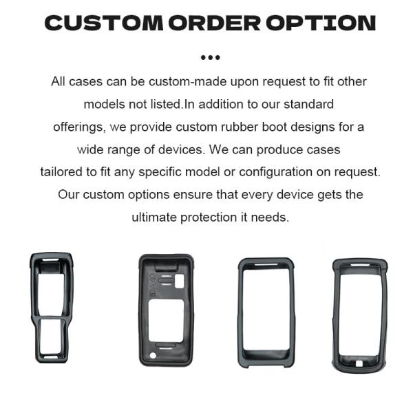 Quality Custom-Fit Rubber Boot For Point Mobile PM351 Shockproof Industrial Protective for sale