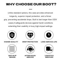 China Rugged Rubber Boot For M3 Mobile US20  Shockproof Protective Case For Industrial for sale