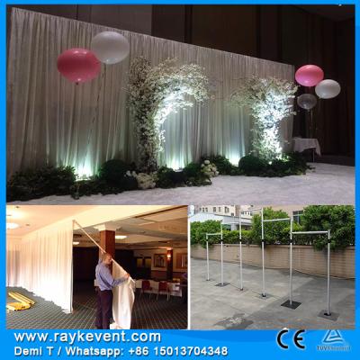 China RK Heavy load decent stage curtain backdrops big tents for weddings pipe& drape for sale