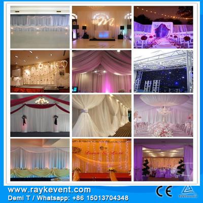 China Wholesale pipe and drape kit/ curved pipe and drape wedding decoration/wedding backdrop for sale