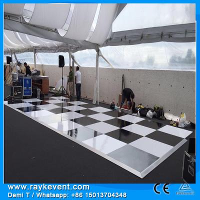 China RK Cheap white&Black  36*16ft dance floor event and party decor for sale