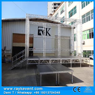 China RK  4'x8' platform  portable stage curtains  magic stage, portable stage for sale for sale