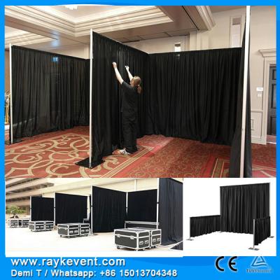 China RK Wedding trade show drapes, pipe and drape hooks, trade show booth design for sale