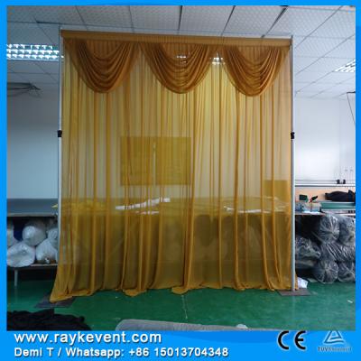China Wholesale wedding decorations backdrop curtains drapes panels  pipe and drape rental los angeles for sale
