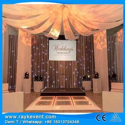 China RK Best sale  pipe and drape for sale pipe and drape cart wedding backdrop for sale