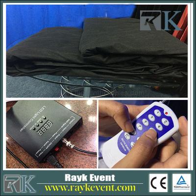 China RK New running speed can be control event and party suppliers party decoration led star curtain for sale