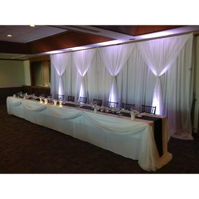 China Event decoration accessories wedding mandap pillar decoration white flower backdrop for sale