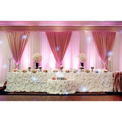 China Christmas Wedding Backdrop Backdrop Ceiling Drape Fabric Square Pipe Railing for sale