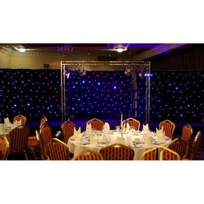 China Par 64 led stage lighting led lighting for display cases for jewelry Starlight backdrop curtain for sale