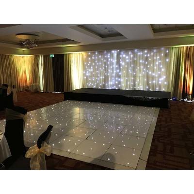 China High Quality White Led Dance Floor Disco Led Dance Floor Portable Led Dance Floor for sale