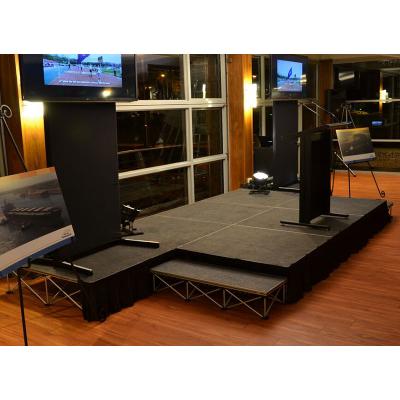 China Hot sale 40cm Height+20cm Step portable performance stage aluminium portable stage with steps for sale