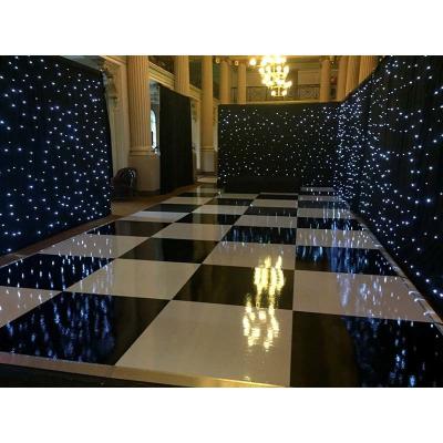 China Make lighted dance floor led video dance floor led dance floor 30ft black portable led dance floors for sale for sale
