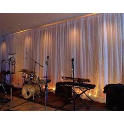 China LED star cloth curtain backdrop wedding aluminum backdrop stand pipe and drape system for sale