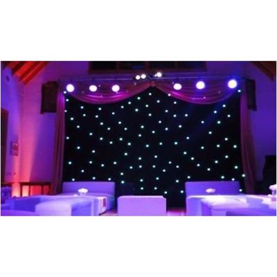 China Starlight backdrop curtain led dj light curtain led light screen backdrop for sale