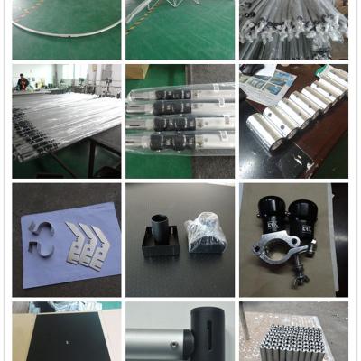 China Portable pipe and drape backdrop for room divider pipe & drape road case wedding aluminum backdrop stand for sale