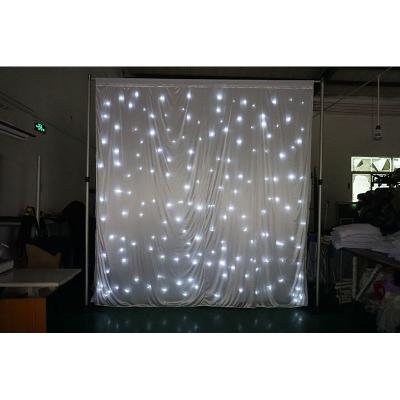 China Large stage backdrop pixelflex led curtain price led Star Cloth star curtain for sale