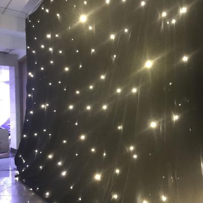 China Fabric backdrops for weddings led curtains for stage backdrops starlight backdrop curtain for sale