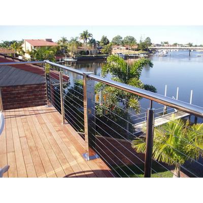 China outdoor stainless steel railing balcony railing cable railing for sale