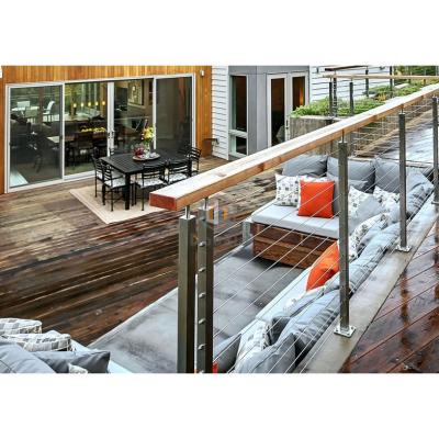 China cheap price stainless steel cable railing for outdoor railing design for sale