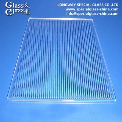 China Borosilicate Float Glass‌ Led Light Lens Scratch Resistant‌ Linear Spread Lens for sale