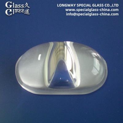 China Optisch polijsten van hoogvermogen led-glaslenzen uit borosilicaatglas 3.3 Te koop
