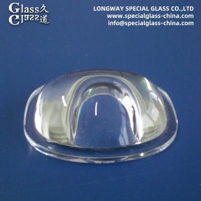 China Optisch polijsten van hoogvermogen led-glaslenzen uit borosilicaatglas 3.3 Te koop