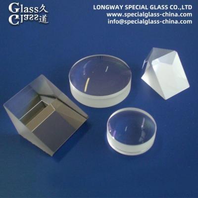 China OEM gesmolten silica glas optische prisma lenzen voor laser snijmachine Te koop
