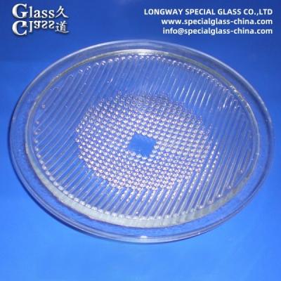 China Capa de lâmpada de vidro borosilicato moldado para luz de rua led superfície lisa for sale