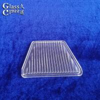 China Custom Linear Surface Diffuse Glass Lens for LED Light and Uniform Illumination for sale