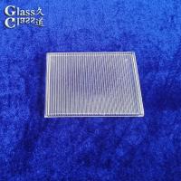China Custom Linear Surface Diffuse Glass Lens for LED Light and Uniform Illumination for sale