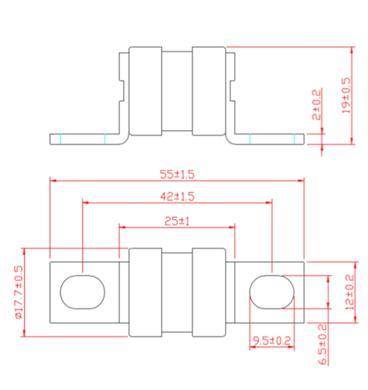 IEC del fusibile di Dissmann & fusibili standard britannici - fusibile dei fusibili DC150V di bassa tensione delle BS 88 fatto in Cina