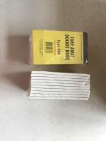 China Board Paper Cover Material Docket Book with Lined Ruling Type for sale