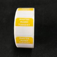 China Customized Labels with Accept Perforation for Paper Material Type for sale