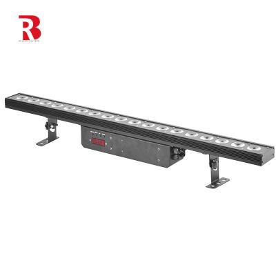 중국 높은 밝기 IP65 스테이지 18*10W RGBW 4in1 DMX LED 도시 컬러 라이트 판매용