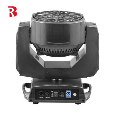 中国 4 イン 1 ミツバチの目 19x15w 動くヘッドライト 結婚式のLCD彩色のディスプレイ 販売のため