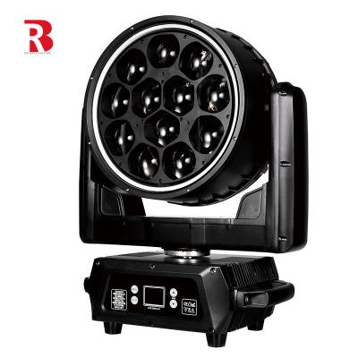 Cina 550W Indoor 12 40W 4-In-1 Lampada a LED perline zoom wash Moving Head Stage Light in vendita