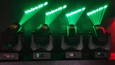 Cina 240V Automatico Mini 2-3-4W Moving Head Stage Laser Light in vendita